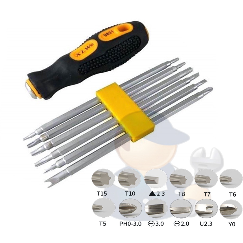 Merchandise.Ph Screw set 6in1 quality screw #9831 Plum Flower Type Set ...