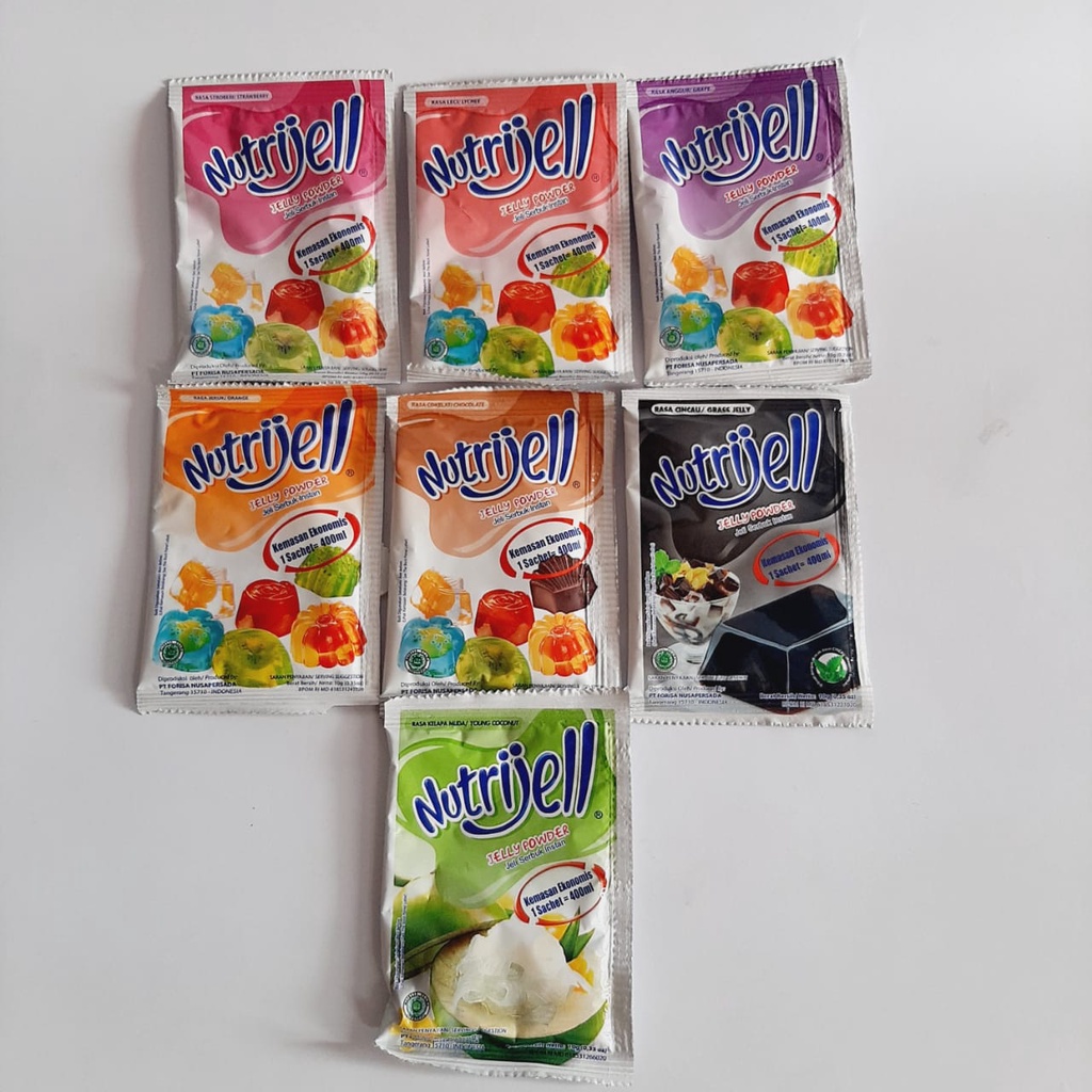 Nutrijell - Jelly Powder Economical Packaging/Instant agar-agar 10g ...