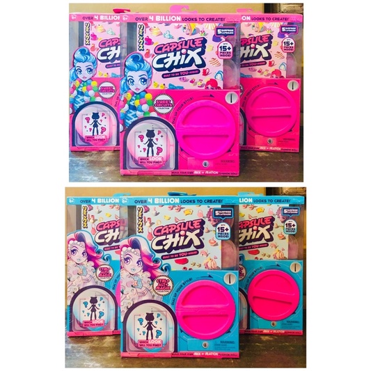 Capsule Chix Magic Collection Pack, 4.5-inch Doll Mix and Match ...