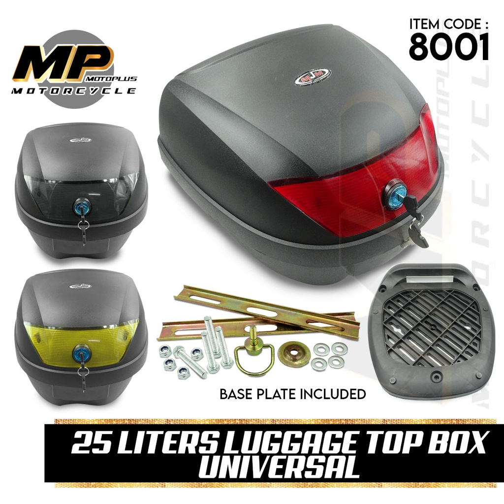 25L LUGGAGE TOP BOX UNIVERSAL | Shopee Philippines