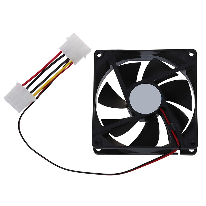 DC 12V 4 Pin Black Plastic PC Cooling Fan 90mm x 25mm | Shopee Philippines
