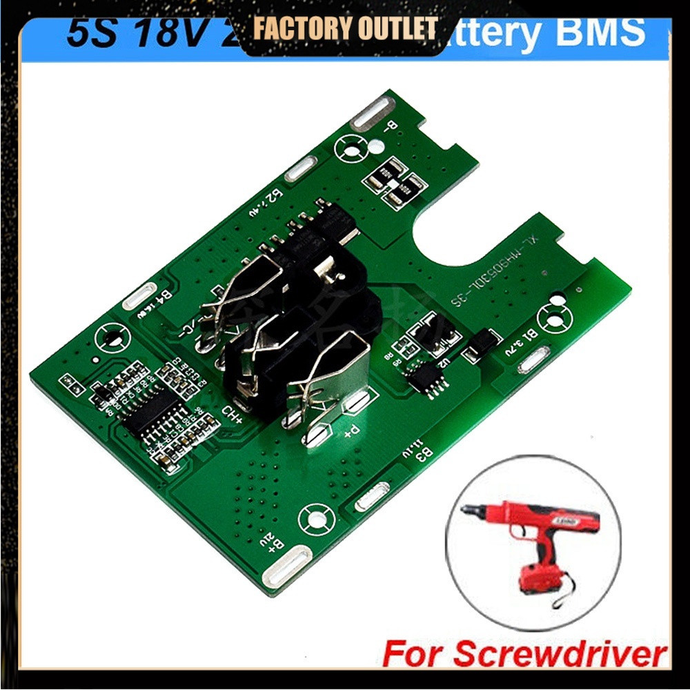 18650 5S 18V 21V 30A Li-ion Lithium Battery Protection Board BMS ...