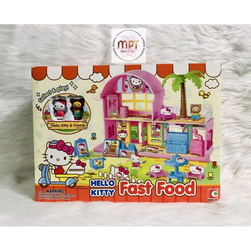 Authentic SANRIO Hello Kitty FAST FOOD Play House | Shopee Philippines