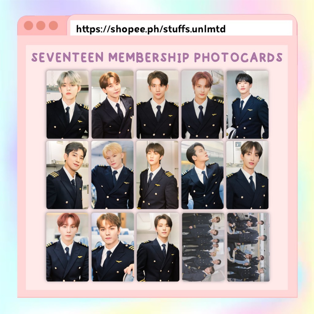 SEVENTEEN PILOT PHOTOCARDS | Shopee Philippines