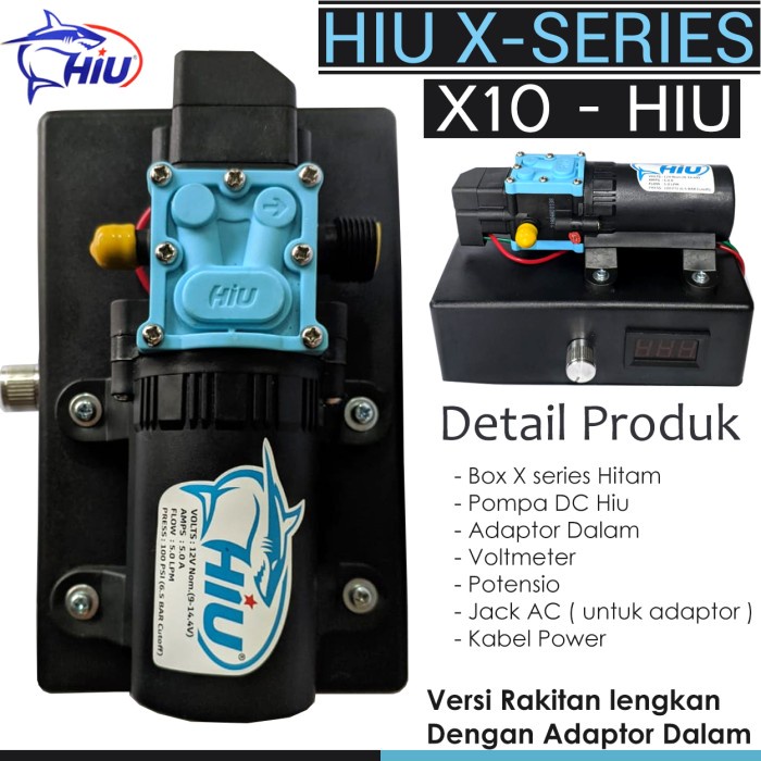 12v dc pump package complete with Voltmeter & potentiometer - X10 HIU ...