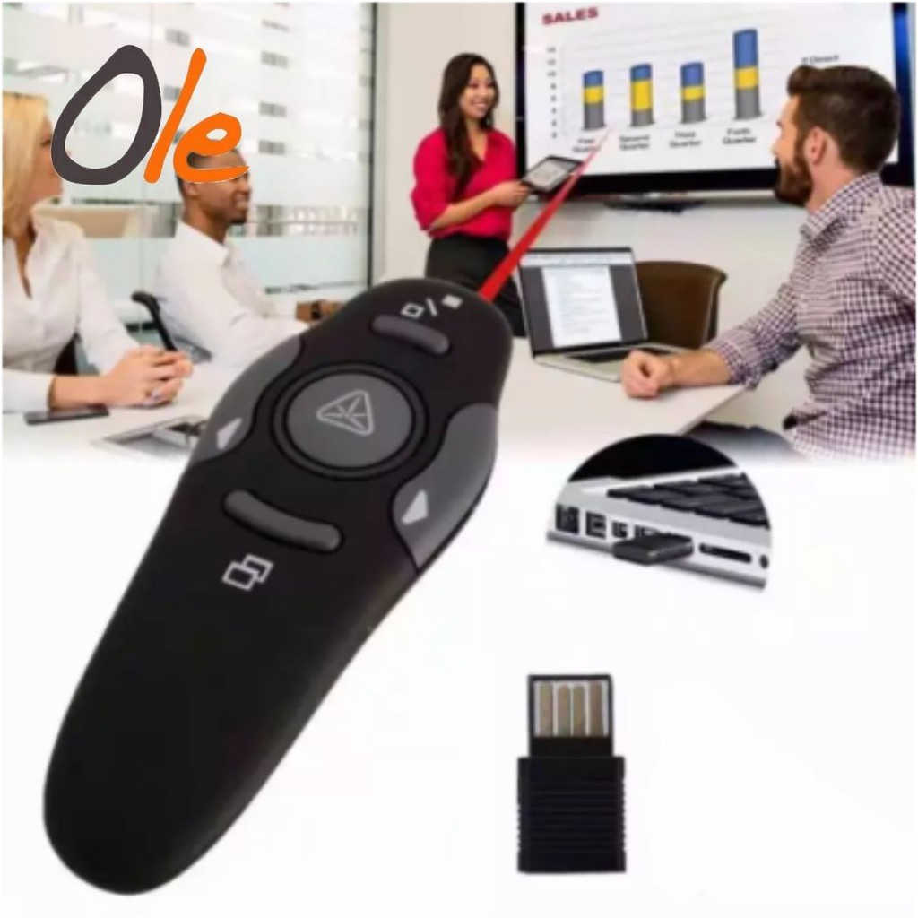2.4GHz Wireless Presenter Remote Control PowerPoint ppt clicker ...