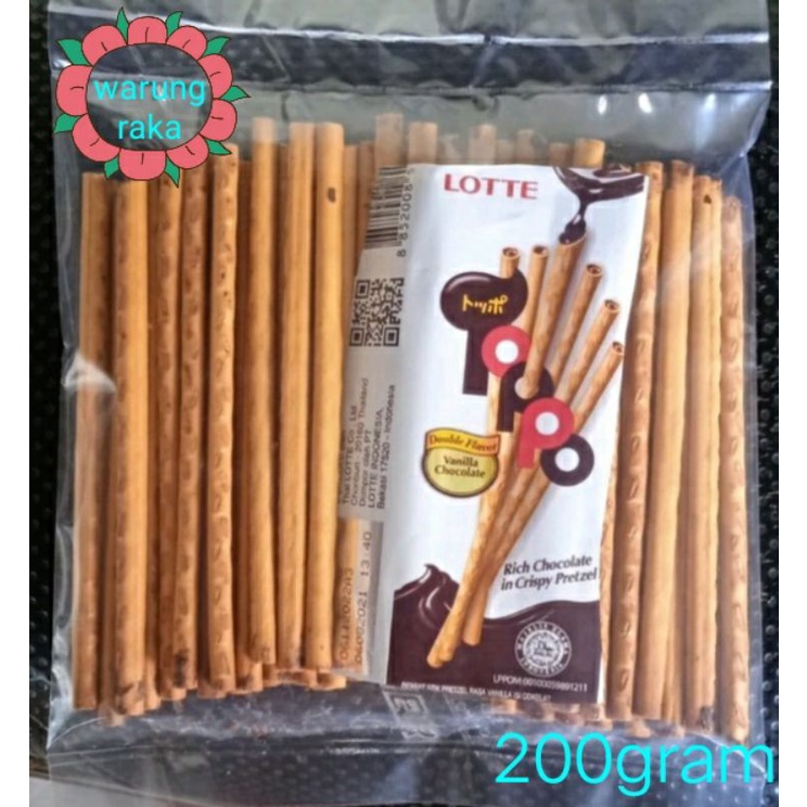 Lotte toppo,, Chocolate stick (200gram) | Shopee Philippines