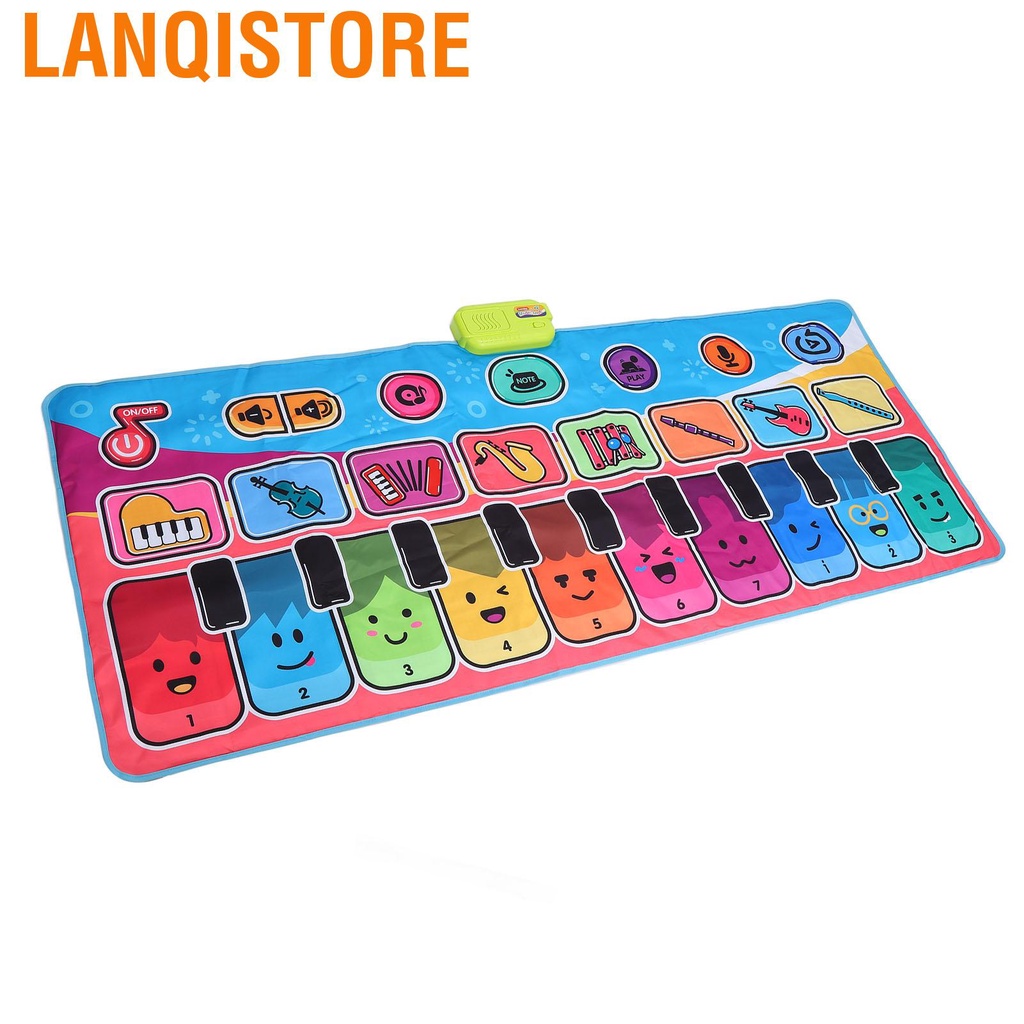 Lanqistore Kids Musical Mats Foldable 10 Keys Educational Portable ...