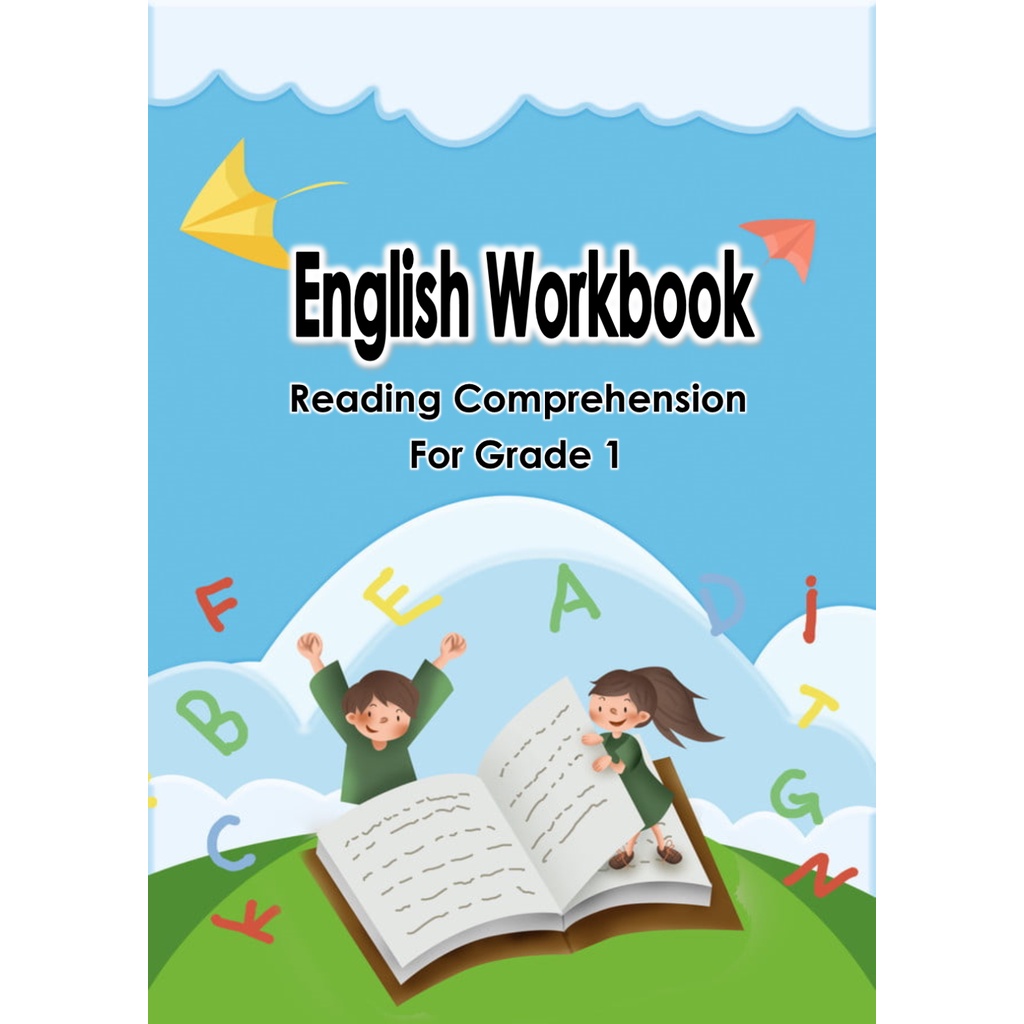 GRADE 1 ENGLISH WORKBOOK (Reading Comprehension 59 PAGES) | Shopee ...
