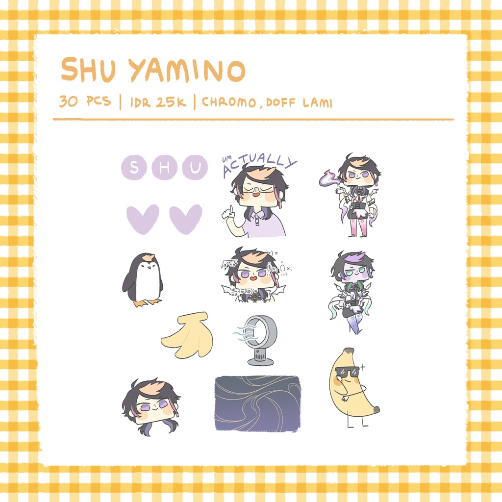 Luxiem Sticker Pack (Ike, Luca, Mysta, Shu, Vox) Nijisanji | Shopee ...