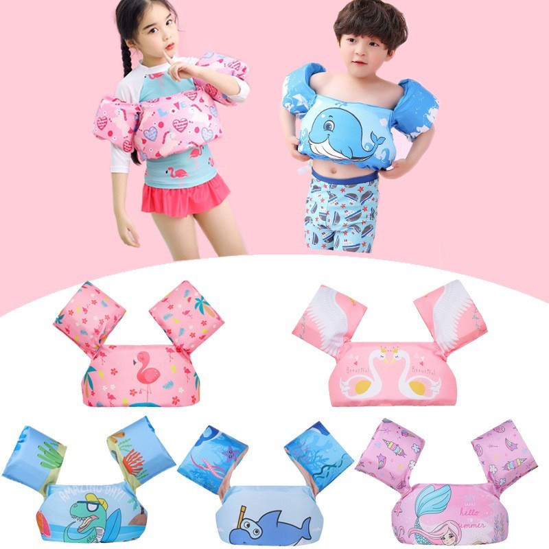 Frozen Mickey Paw Patrol Flamingo Life Jacket Kids Boys Girls Swimwear ...
