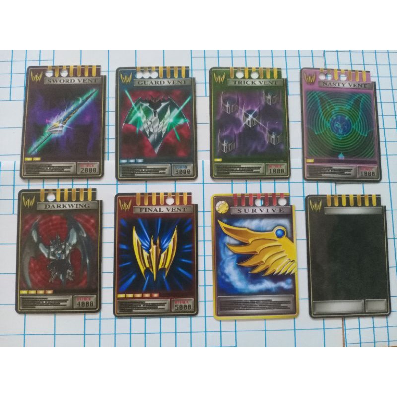 Kamen raider Ryuki Adventure card(knight) | Shopee Philippines