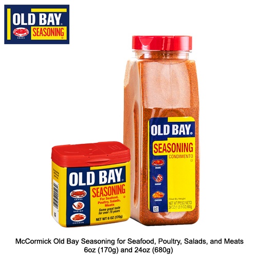 McCormick Old Bay Seasoning for Seafood, Poultry, Salads, and Meats 6 ...