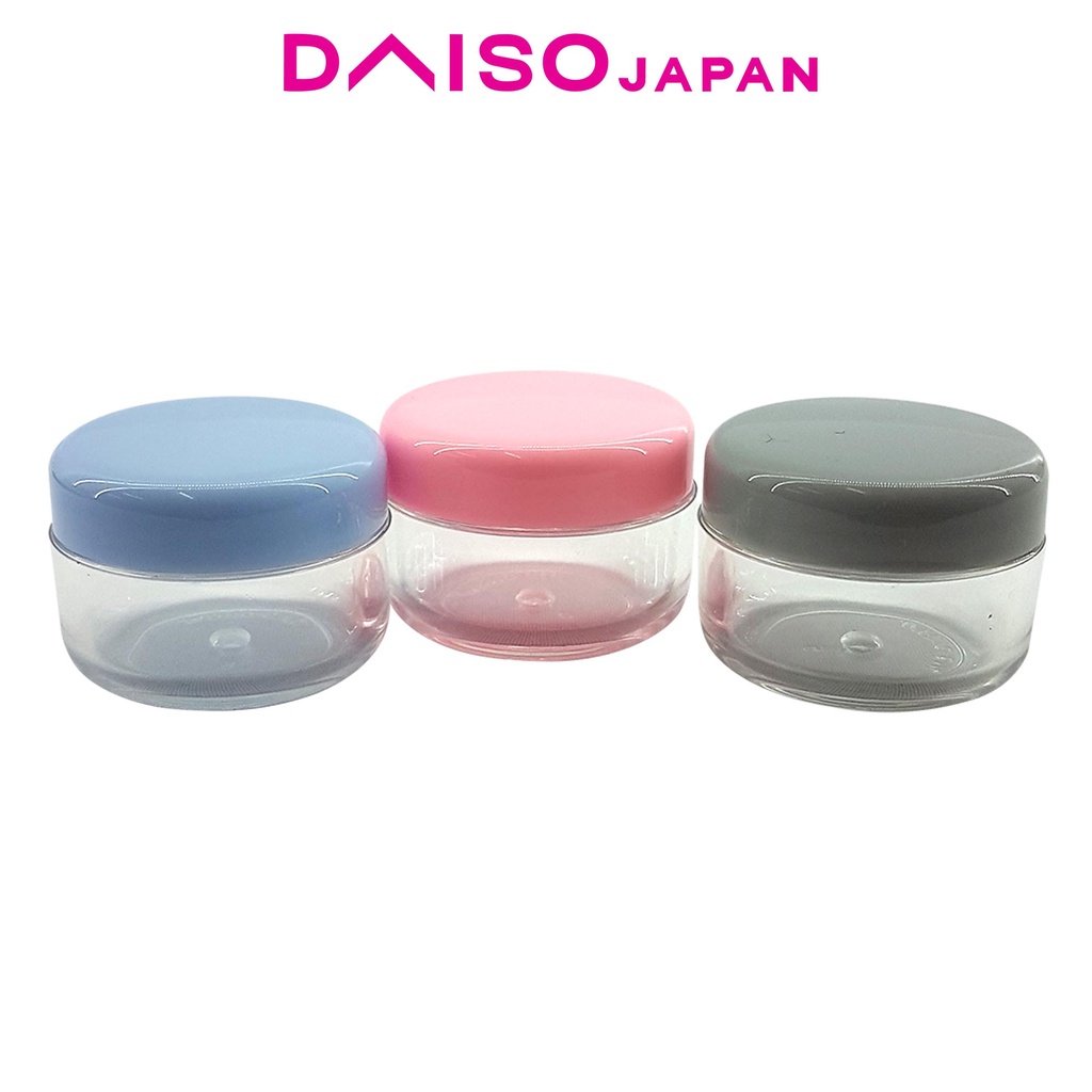 Daiso Cream Small Container Jar with Lid (6g, 3 pieces) | Shopee ...