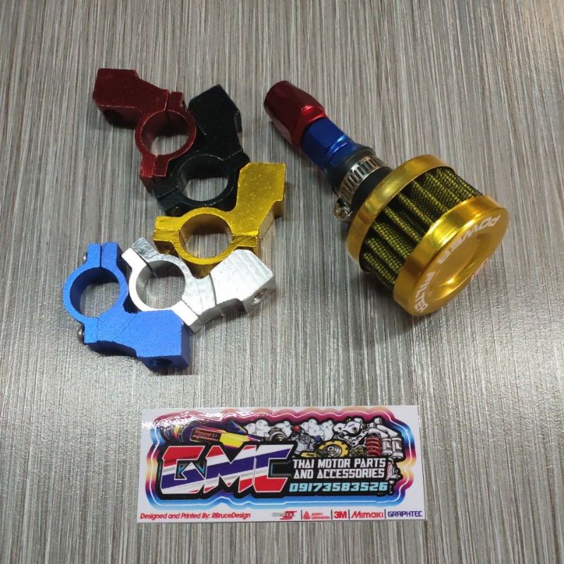 RAD FILTER SET ASSEMBLY 42MM/12MM OR BREATHER ONLY (RAIDER 150 FI OR ...