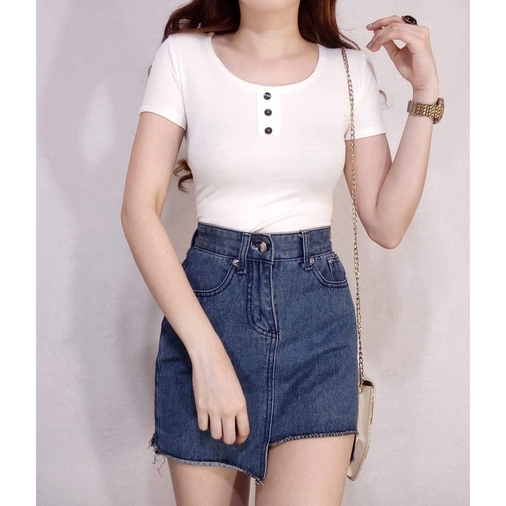 Hazel Crop top Knitted / Freesize small to medium | Shopee Philippines