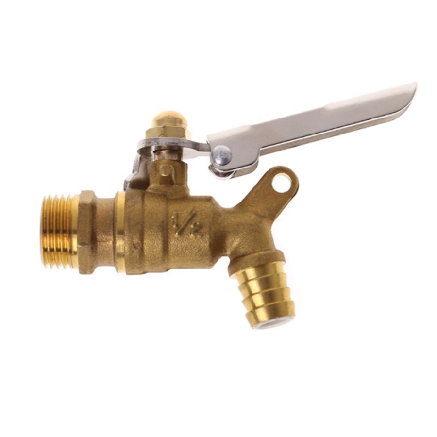 Brass Faucet with lock 1/2 hose bibb | Shopee Philippines