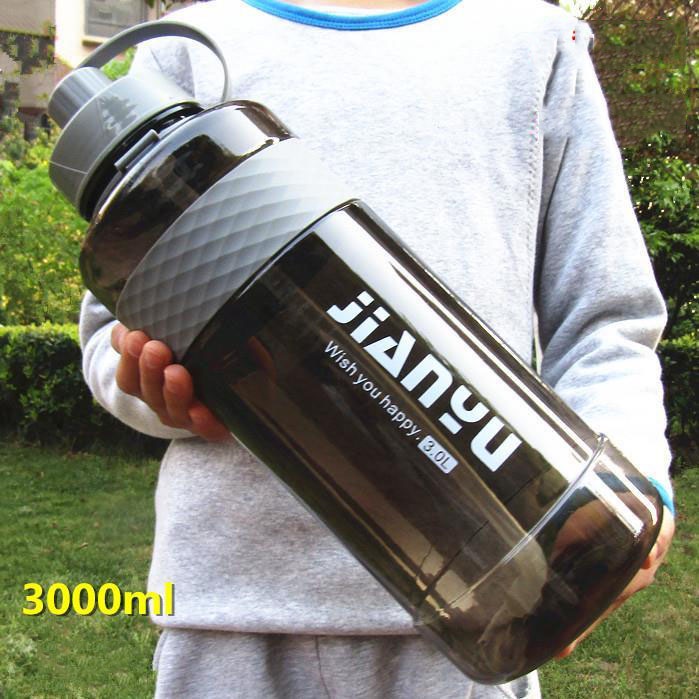 3000ml Large Capacity Outdoor Drinking Water Bottle Botol Air Portable ...