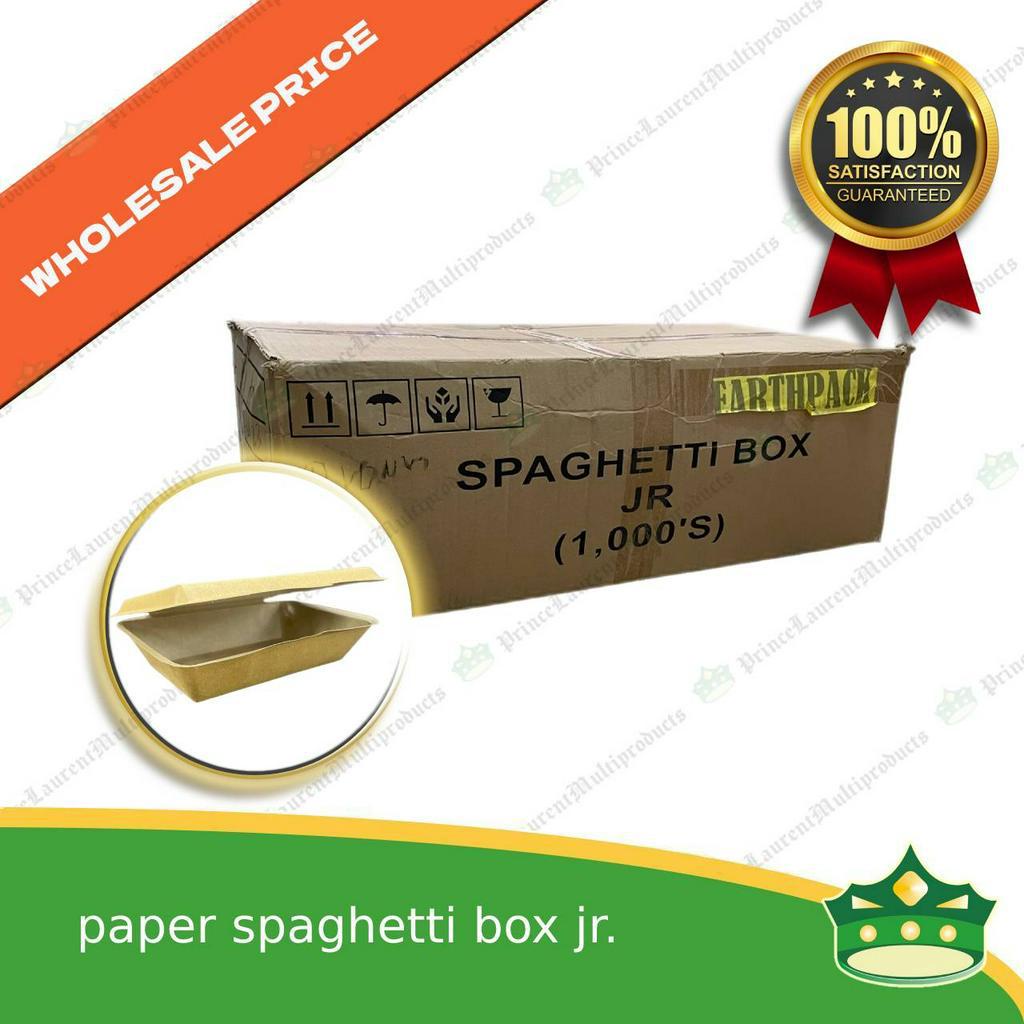 [1000] paper spaghetti jr. box kraft brown for take-outs and delivery ...