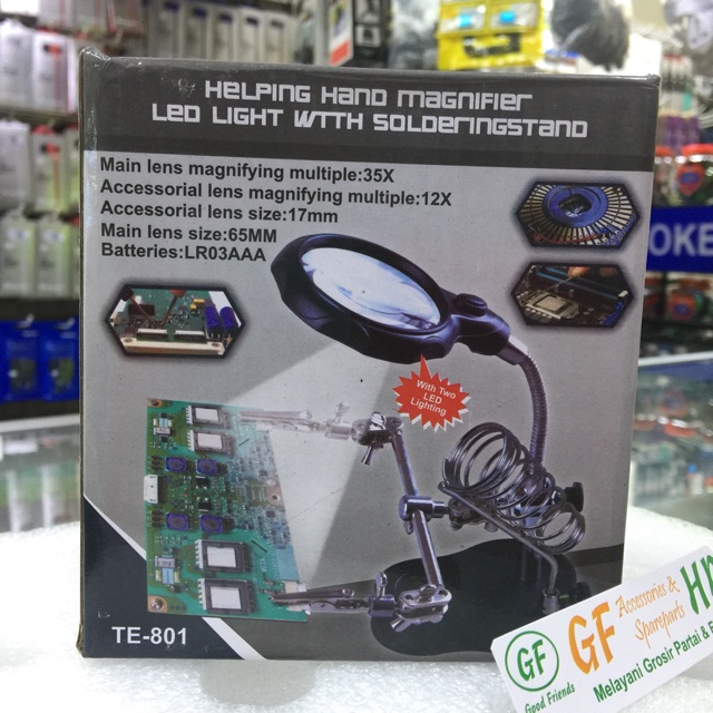 Pcb Holder+Magnifying Glass TE-801/Pcb Holder+Solder Holder TE-801 ...