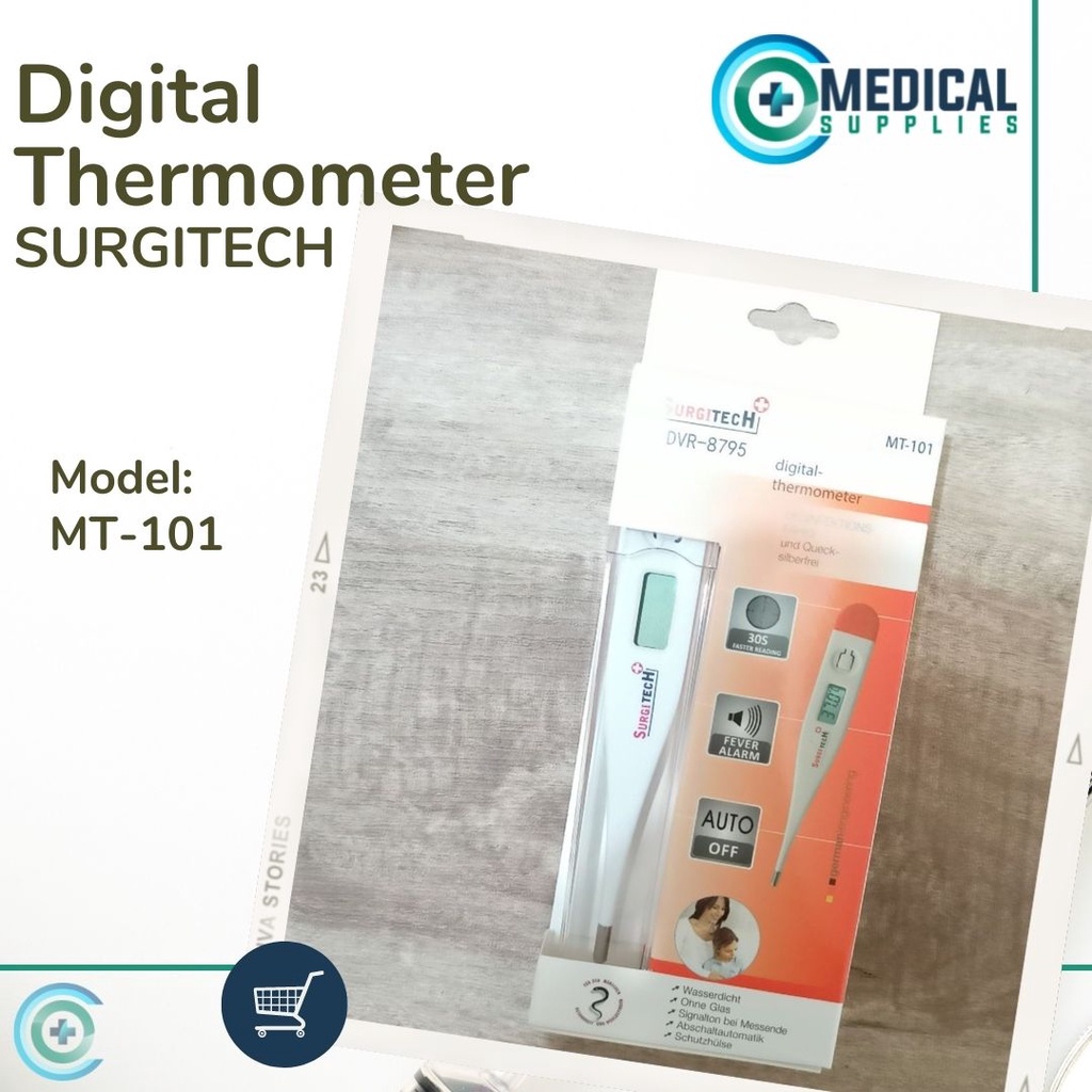 SURGITECH, Digital Thermometer MT-101 | Shopee Philippines