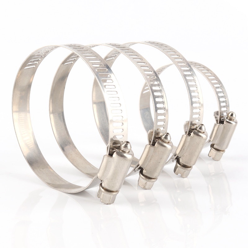 2pcs 304 Stainless Steel Worm Drive Hose Clamp Fuel Pipe Tube Clips ... 2pcs 304 Stainless Steel Worm Drive Hose Clamp Fuel Pipe Tube Clips ...