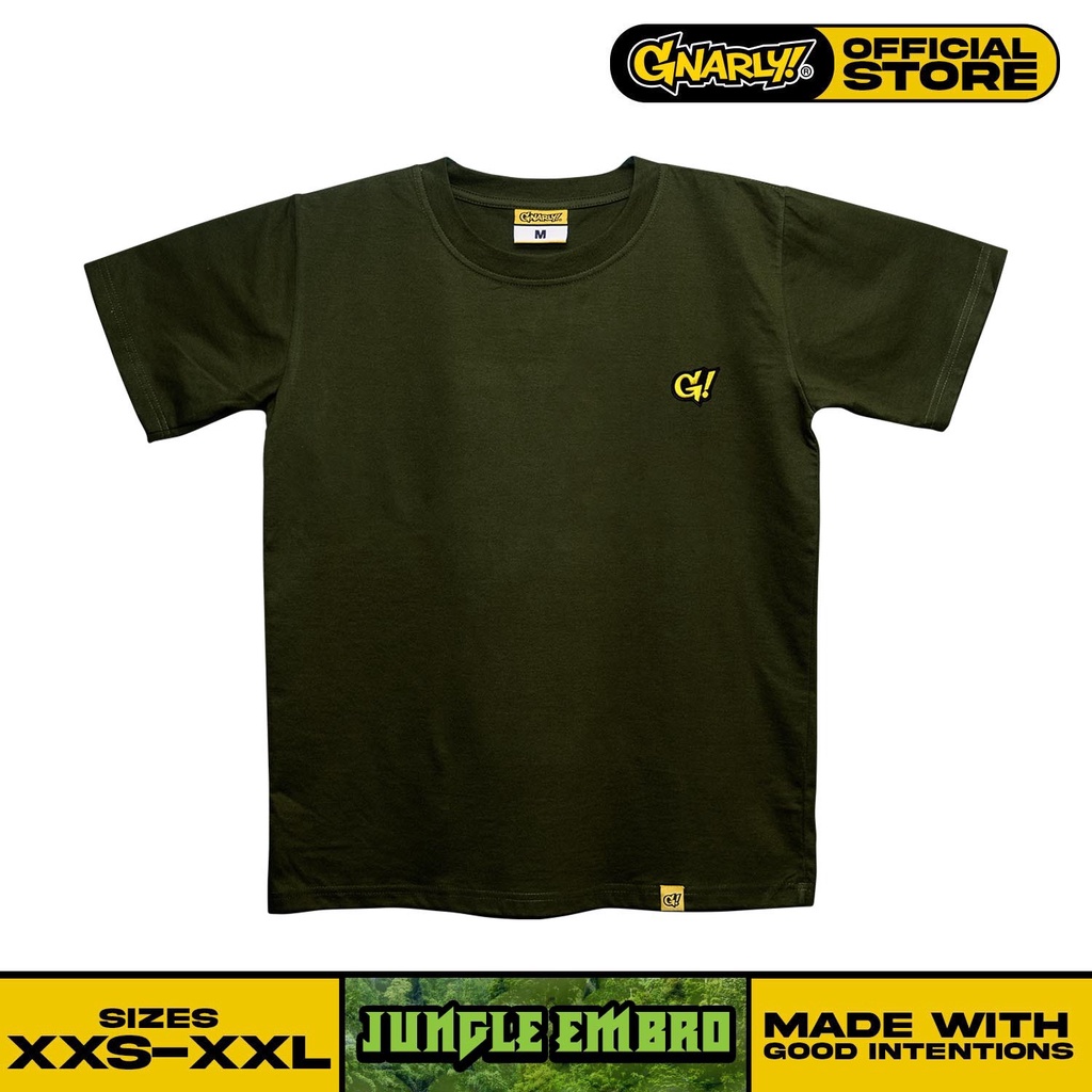 Gnarly! Jungle G Embro Tee | Shopee Philippines