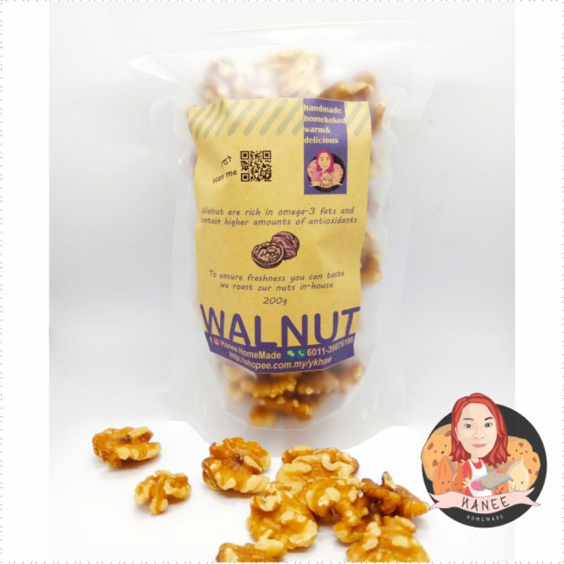Hanee Homemade USA Roasted Salted Walnut 190g | Shopee Philippines