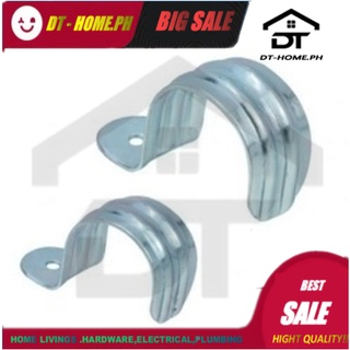 10PCS Steel Clamp EMT RSC Single/Double Screw Holder 1/2''. 3/4''. 1 ...