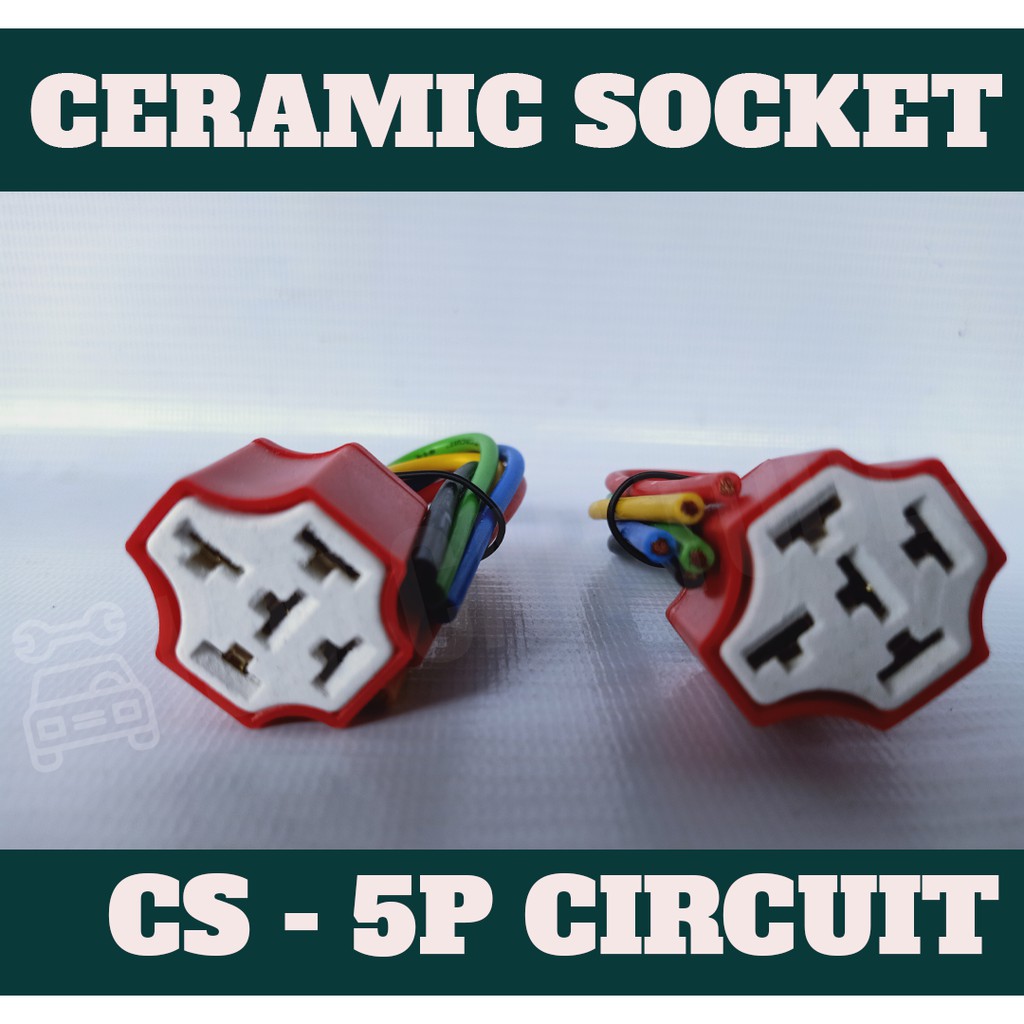 Ceramic Socket (5 pin Relay Socket) | Shopee Philippines