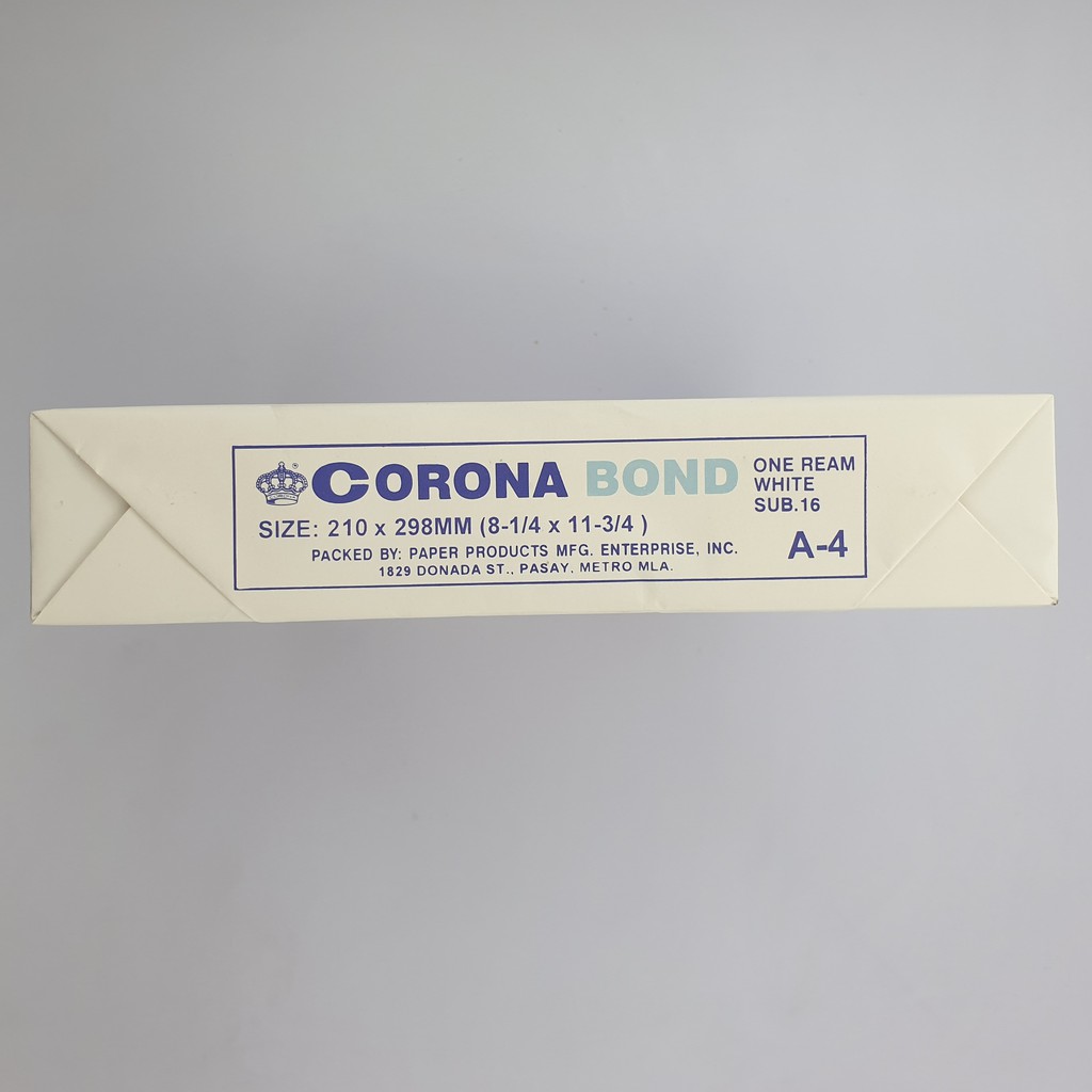 Corona Bond/Typewriting Paper s16 / 70 g (1 ream) | Shopee Philippines