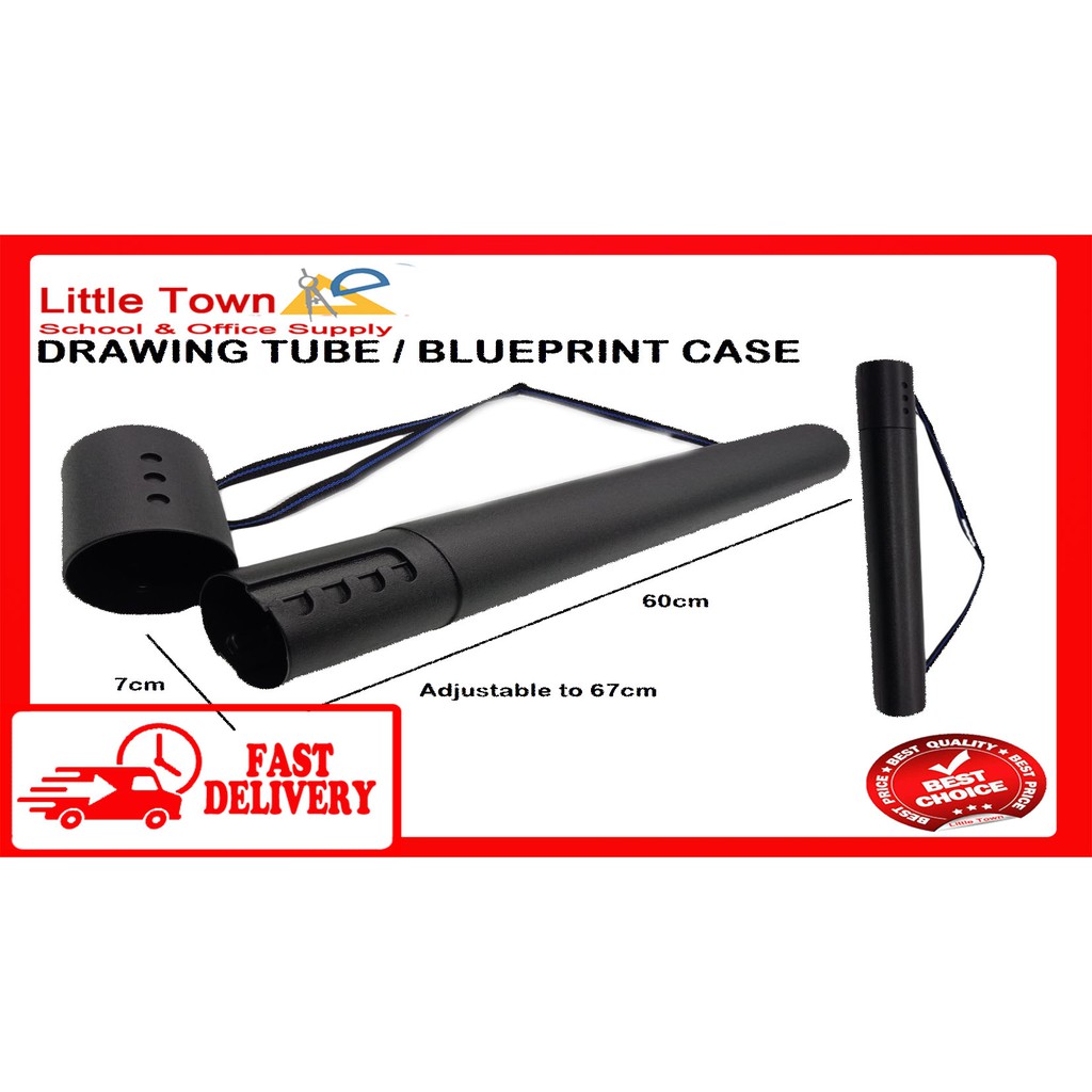Drawing Tube Blueprint Case Telescoping Art Tube Plastic Storage Tube ...