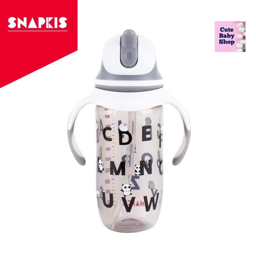 Snapkis Premium Anti-Colic Straw Bottle - Panda (300ml) | Shopee ...