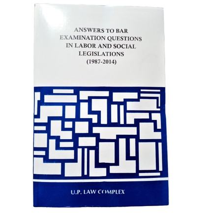 Answers To Bar Examination Questions In Labor And Social Legislations ...