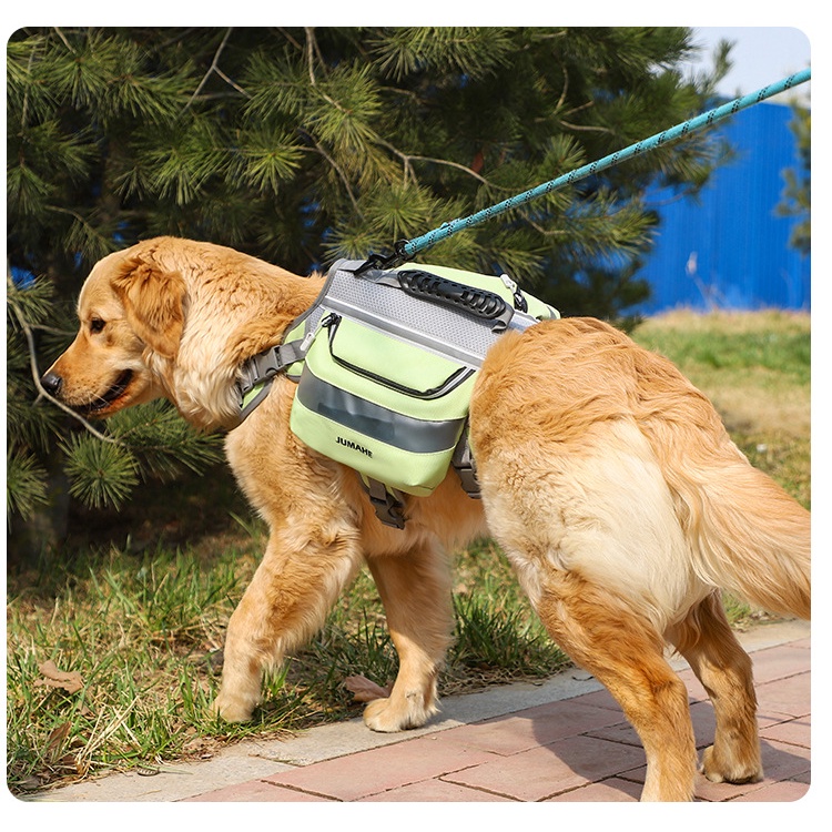 Pet Dog Self Backpack Large and Medium-sized Dog Golden Retriever ...