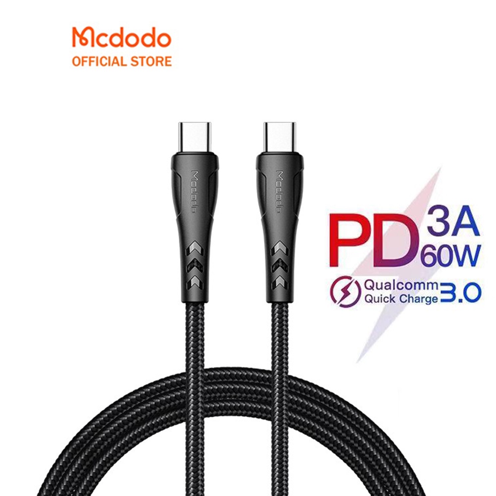 Mcdodo 60W Type C To Type C Cable Fast Charger For USB Charging Cable ...