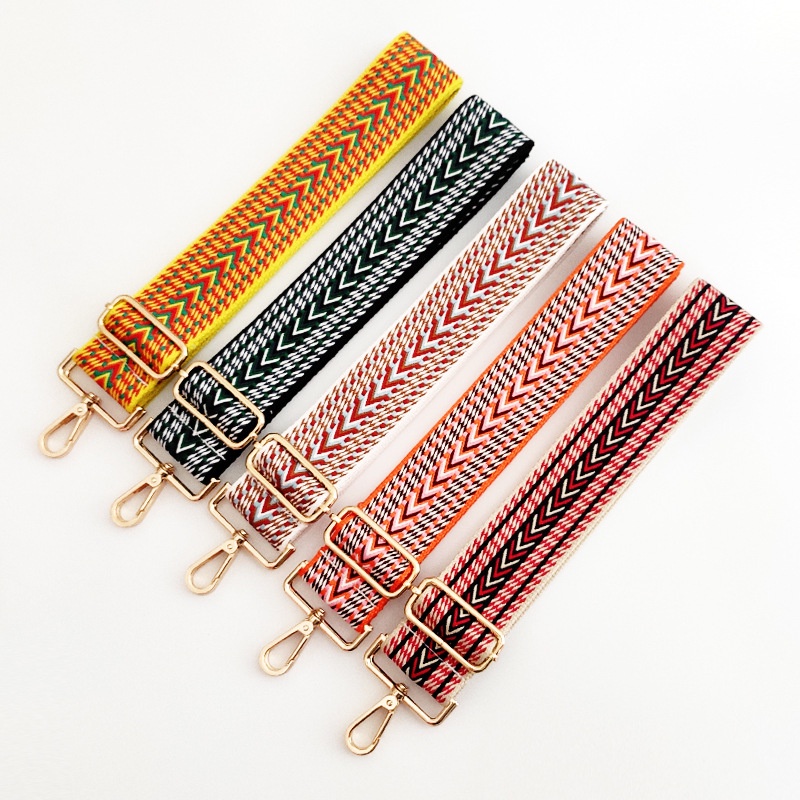 [NANJU] Widen 5CM Adjustable Bag Strap, Ethnic Style Bag Strap ...