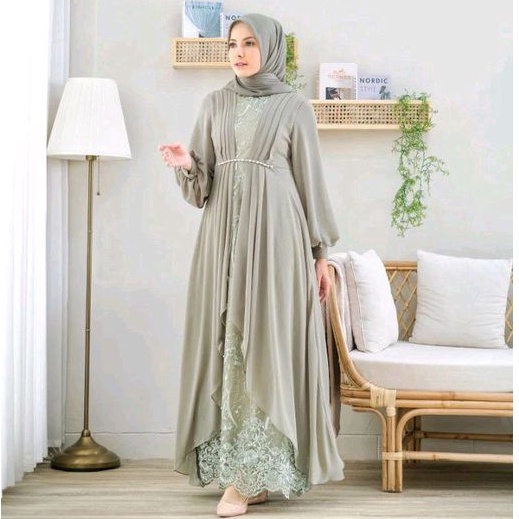 Sabrina Vest - Kebaya gamis dress, graduation dress, busui engagement ...