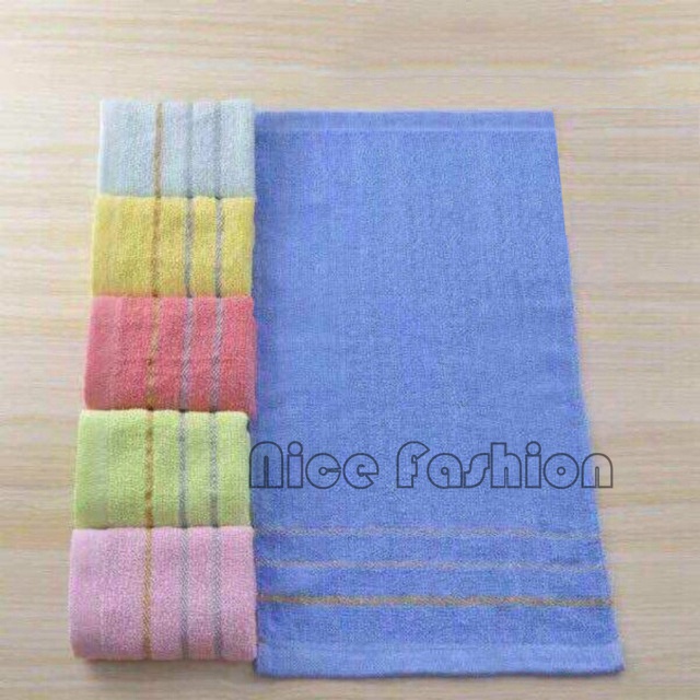 12PCS cotton Face hand towel white colors Plain design for adult kids ...