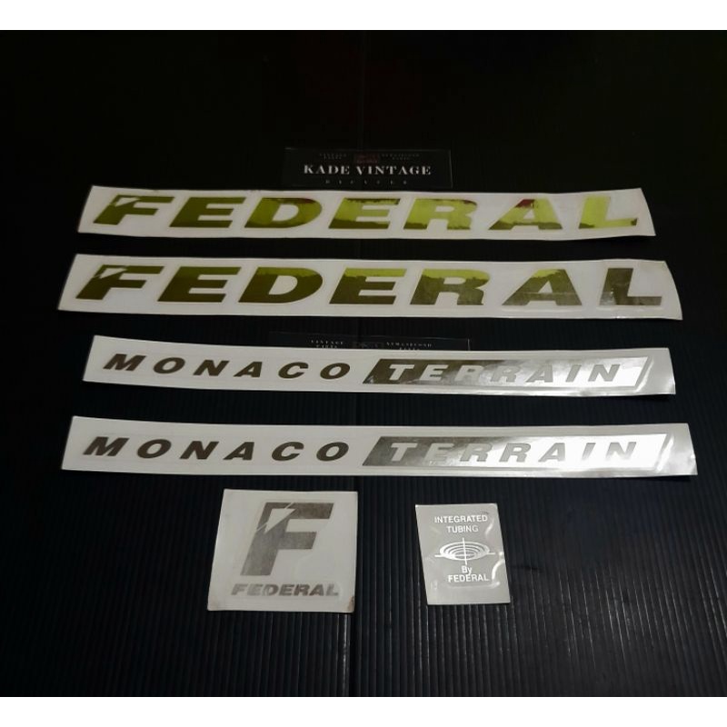 Original Federal Monaco Terrain decal Sticker | Shopee Philippines