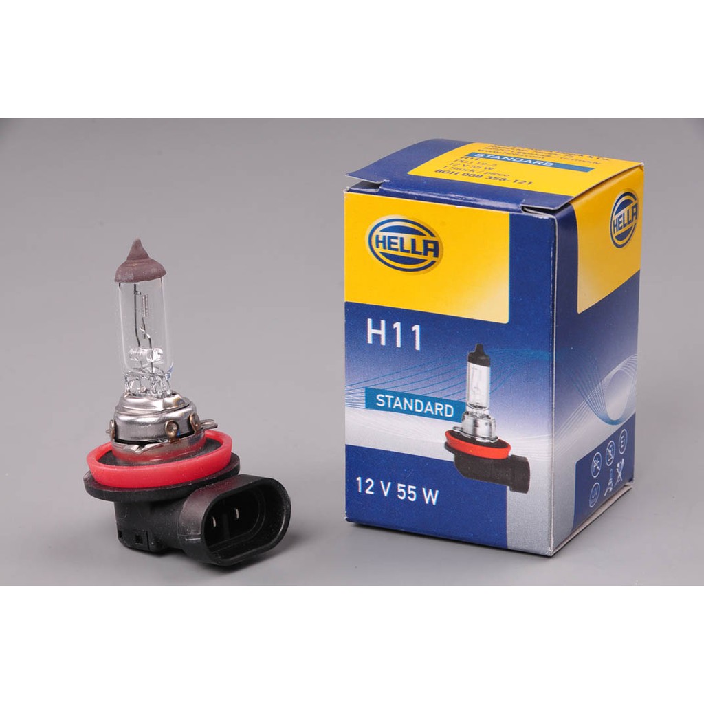 HELLA HALOGEN BULB H11 12V 55W | Shopee Philippines