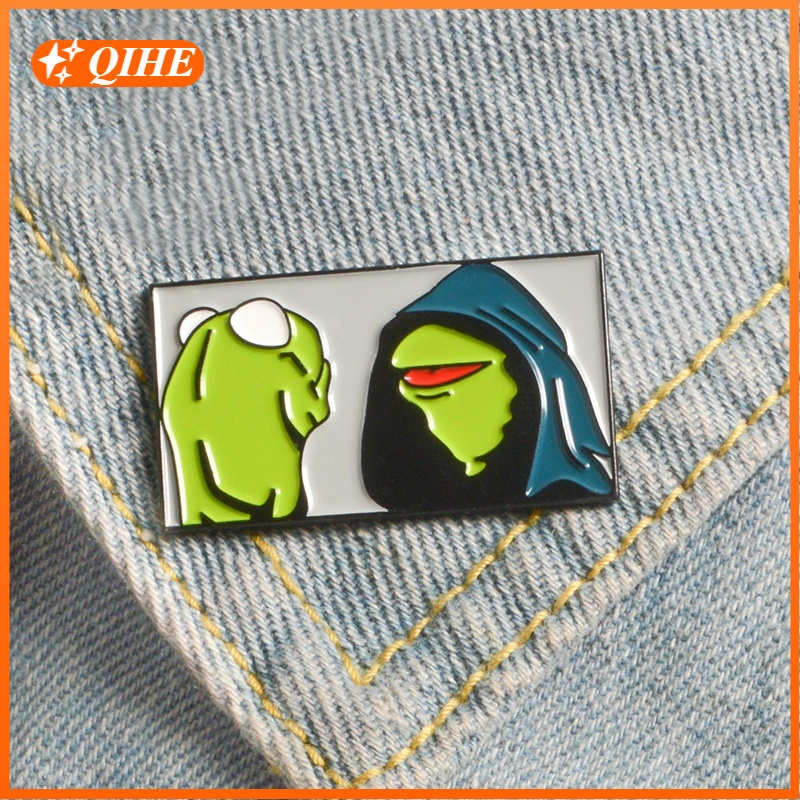 Inner Me Hard Enamel Pin Kermit the Froge Metal and enamel Funny Pin ...