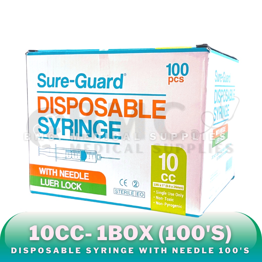Sureguard & Prime - Disposable Syringe (100's/boxs) Indoplas, Cardinal ...