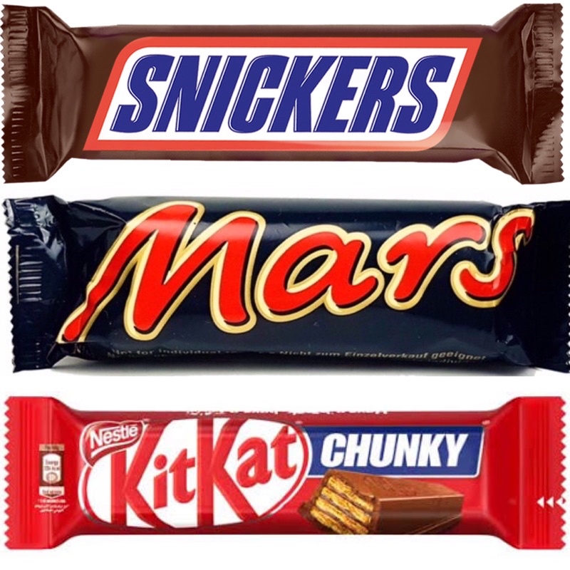 BUY 3 Assorted Chocolates 1 Kitkat Chunky, 1 Snickers & 1 Mars | Shopee ...
