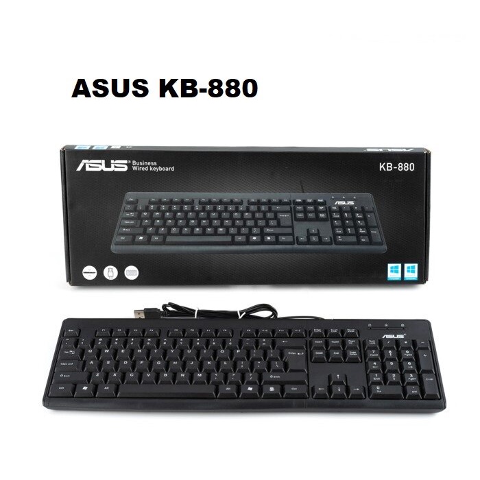 KEYBOARD WIRED ASUS KB-880 | Shopee Philippines