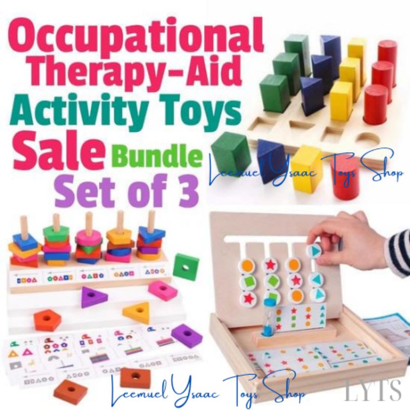 3 Sets of Occupational Therapy-Aid Toys (Bundle Set) | Shopee Philippines