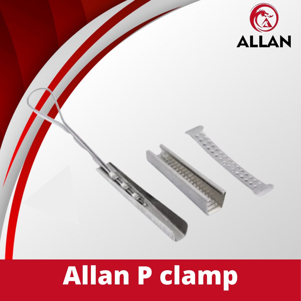Allan FTTH Fiber Optic Drop P Clamp Suspension Wire Clamp Tensioner ...