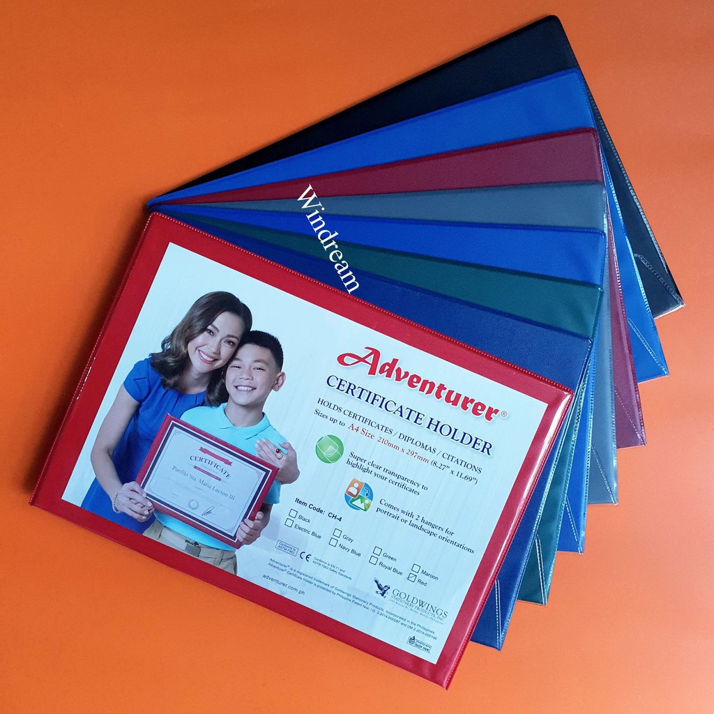 Adventurer Certificate Holder Short Letter Size CH 3 Adventurer