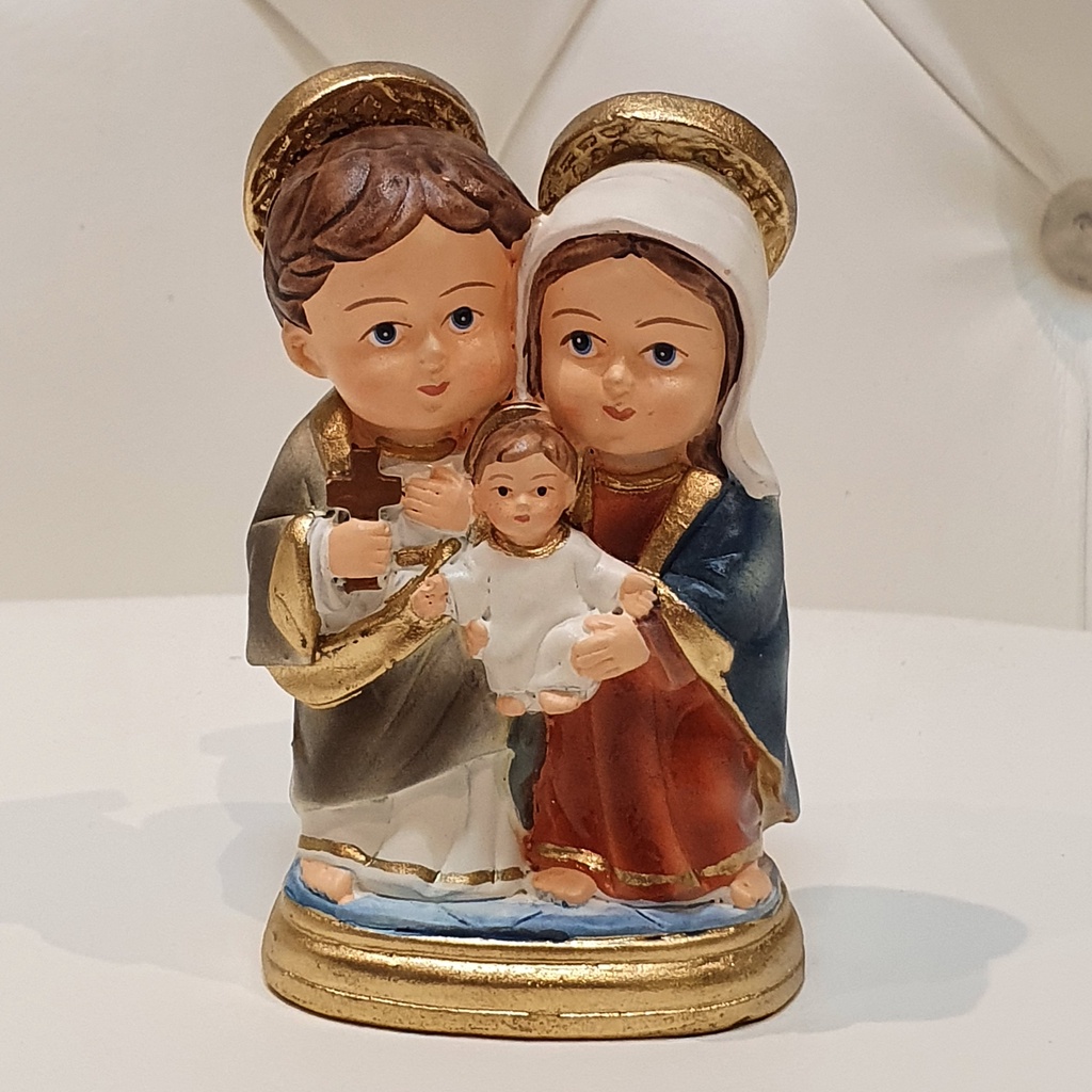 Holy Family EAS chibi ,bambini, childlike Statue/ Mary, st Joseph,Jesus ...