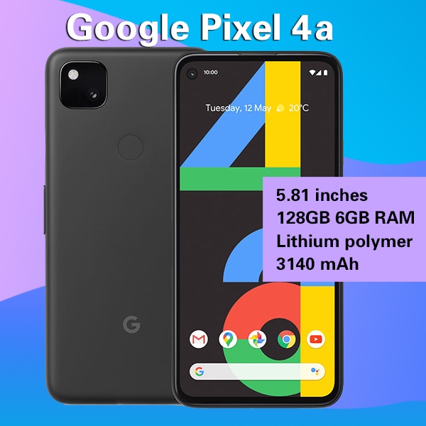 Google Pixel 4a (4G) Smartphone Octa Core 6+128GB RAM Snapdragon 730G ...